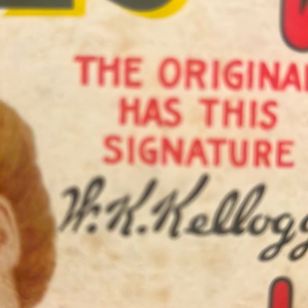 Rare Vintage Kellogg's Toasted Corn Flakes Anniversar… - Gem